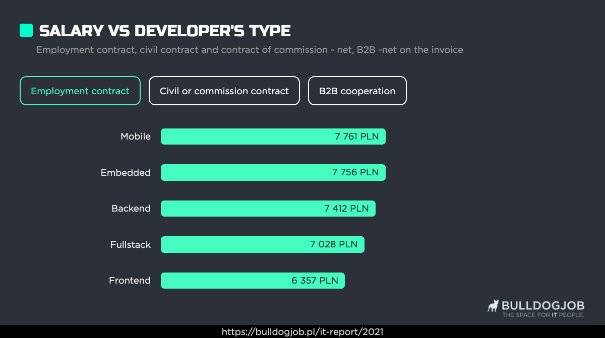 Report on polish programmers - find out about earnings and